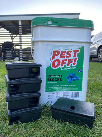 Pest Off Rodent Block 10Kg | Effective Rat & Mouse Bait | Viking Pest